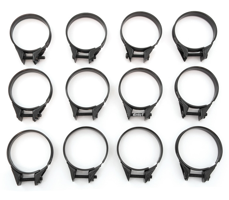 Set of 12 - Reproduction Carburetor Clamps - 95018-44250 - Honda CB500/550