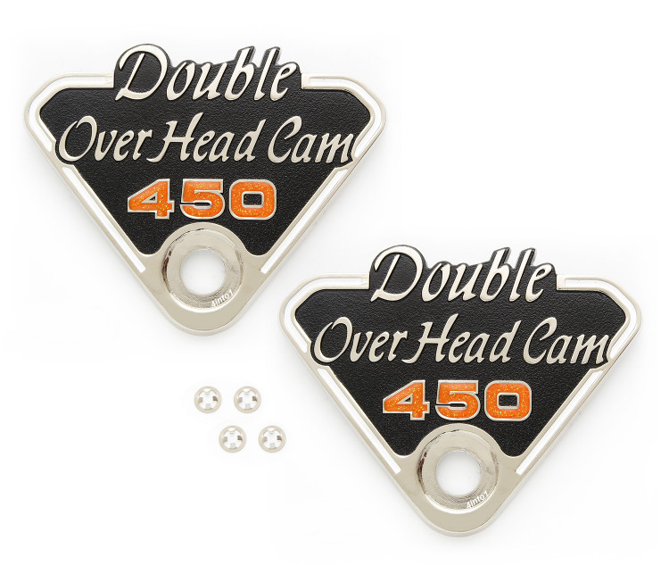 Set of 2 - Side Cover Emblems - 87130-319-671 - Honda CB450K CL450K ...