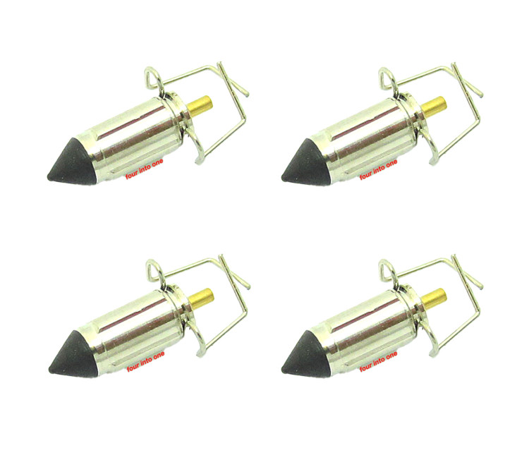 Set of 4 - K&L - Keihin Float Needle - Rubber Viton Tip - Honda MR50K ...