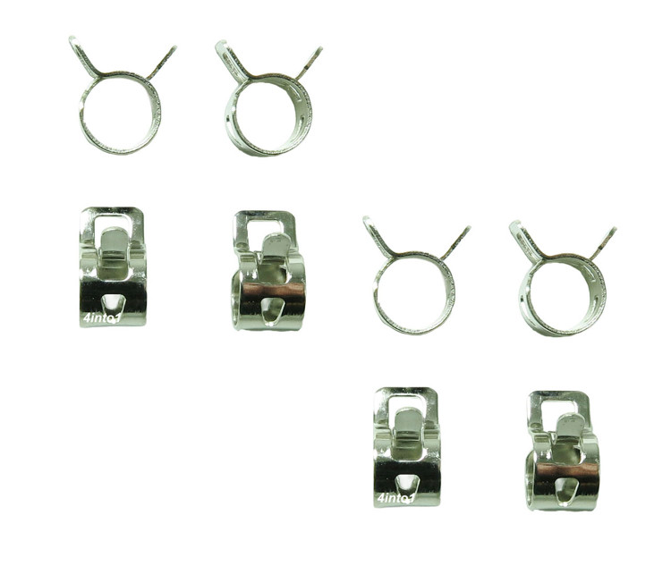 Set of 8 - Heavy Duty Fuel Line Clips - 1/4"