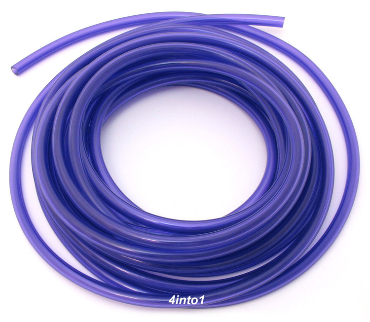 Helix Clear Purple 1/4" Polyurethane Fuel Line - 5 Feet