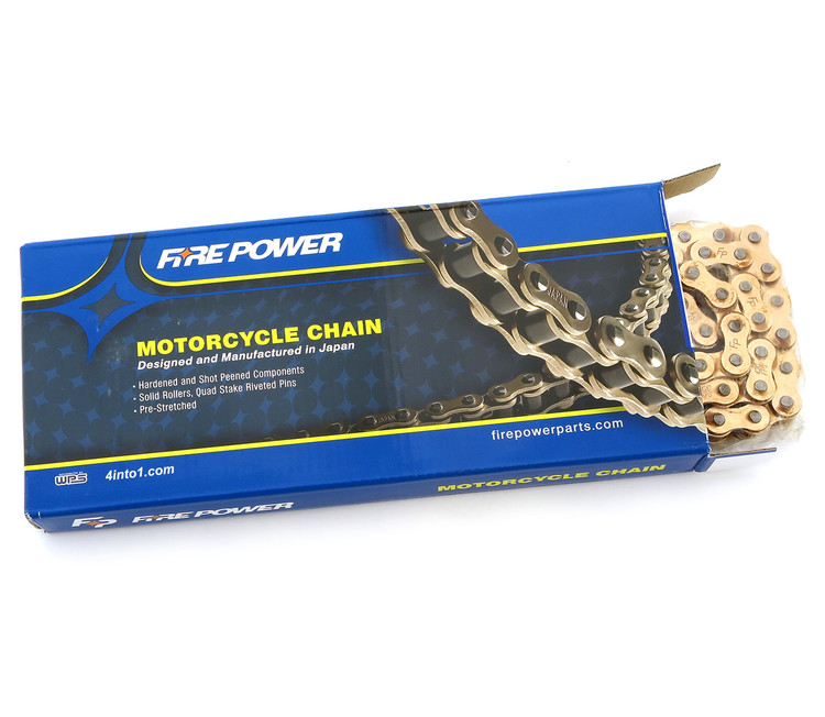 Fire Power Standard Gold Motorcycle Chain - 420