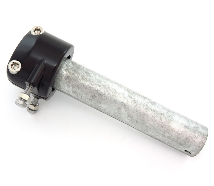 British Style Dual Pull Throttle Assembly - Black