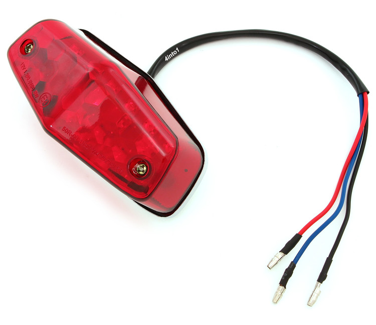 Lucas Style LED Tail Light - Red