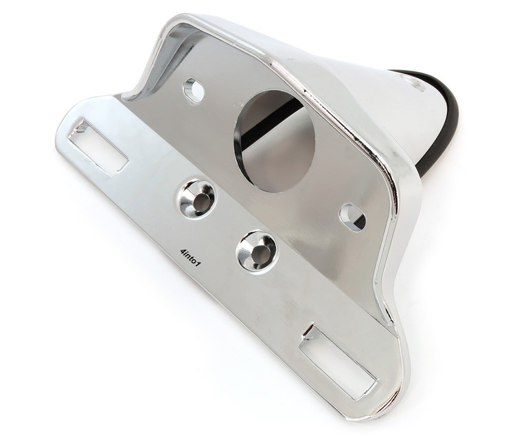 Lucas Style Tail Light Bracket - Chrome