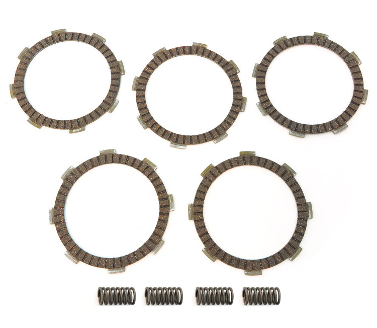 Clutch Friction Plate Set w/ Springs - Honda CB/CL/SL/XL100 CB/NX/SL125