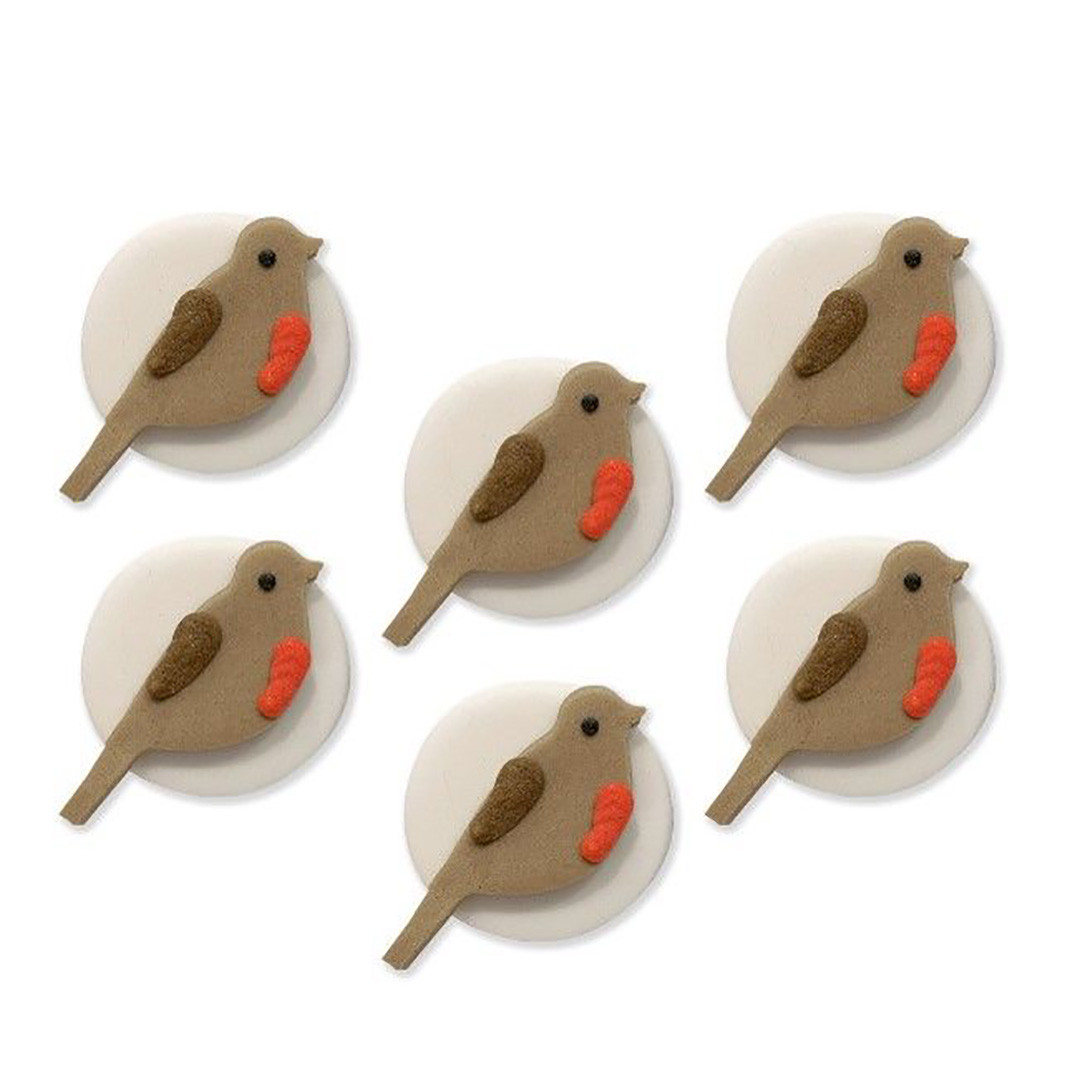 Christmas Robin Edible Decorations