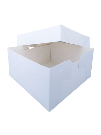 16" White Cake Box - Single or Pack of 5