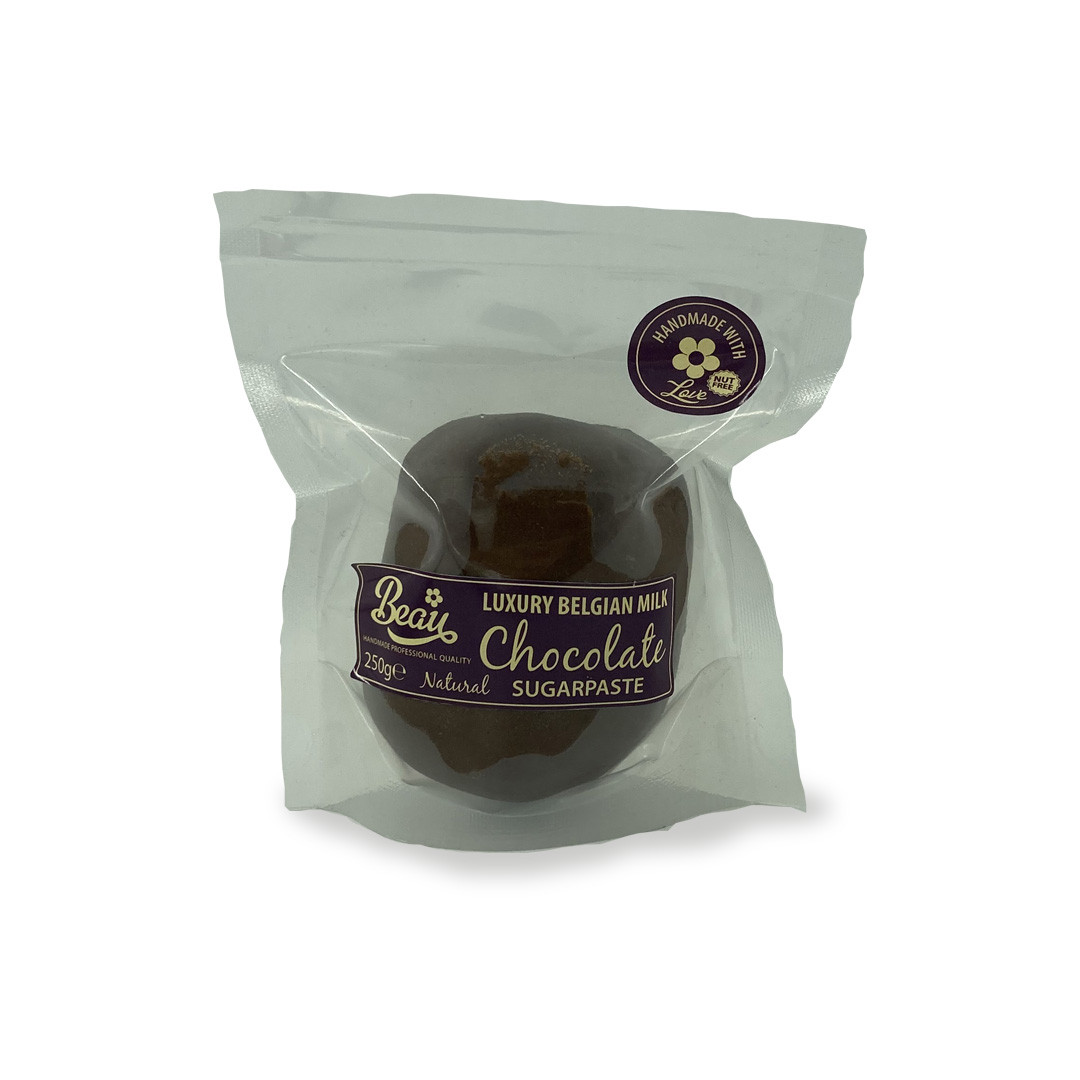 Milk Chocolate Belgian Sugarpaste 250g by Beau