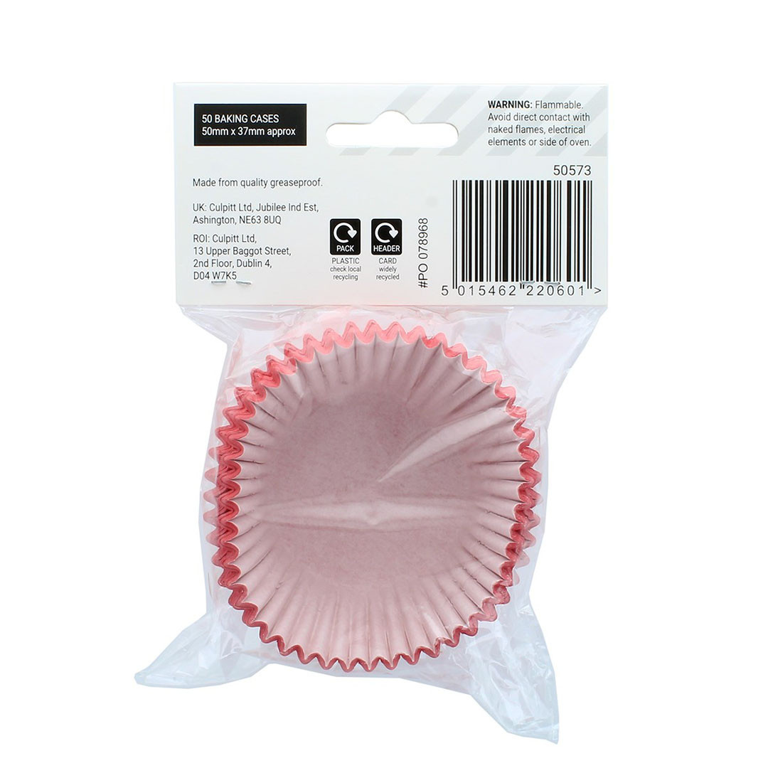 Red Cupcake Cases - Pack of 50