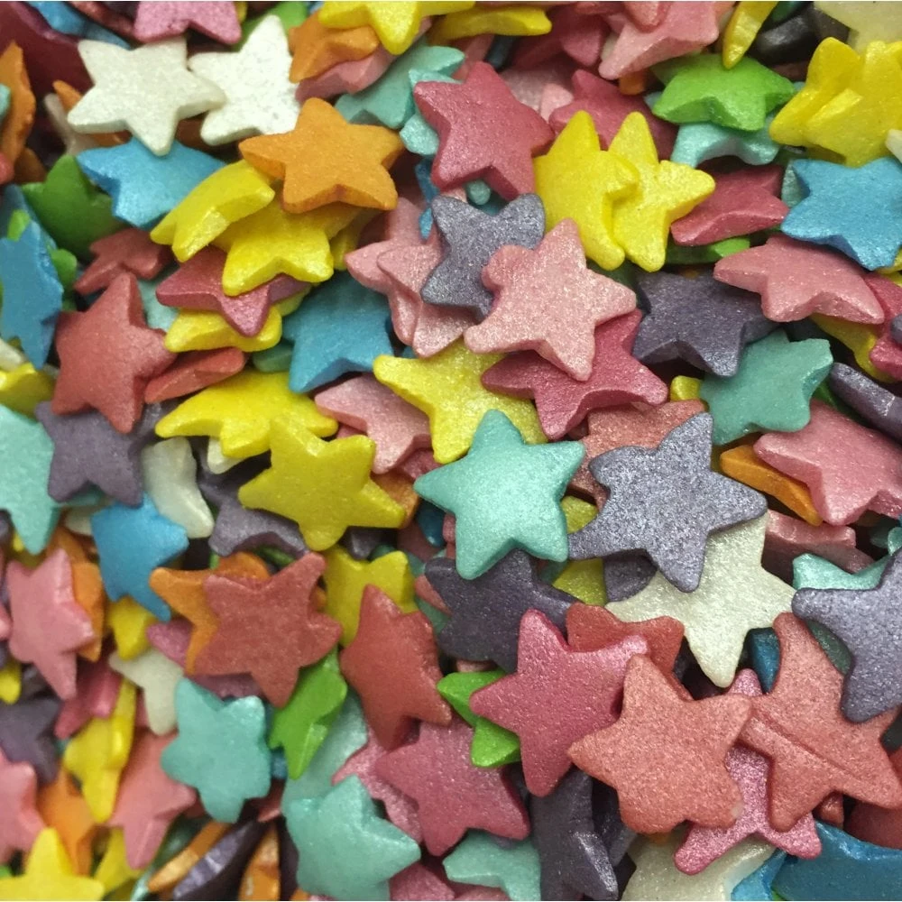 Rainbow Stars Jumbo--Sprinkles 25G
