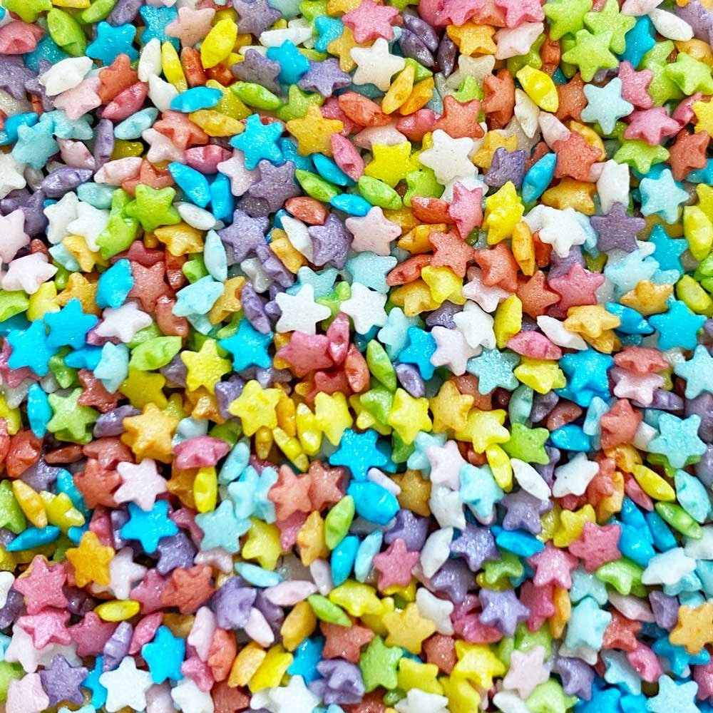 Rainbow Stars Mini-Sprinkles 25G