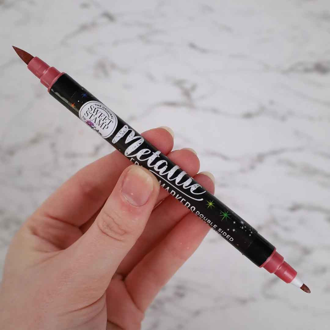 Sweet Stamp Metallic Edible Marker - Pink
