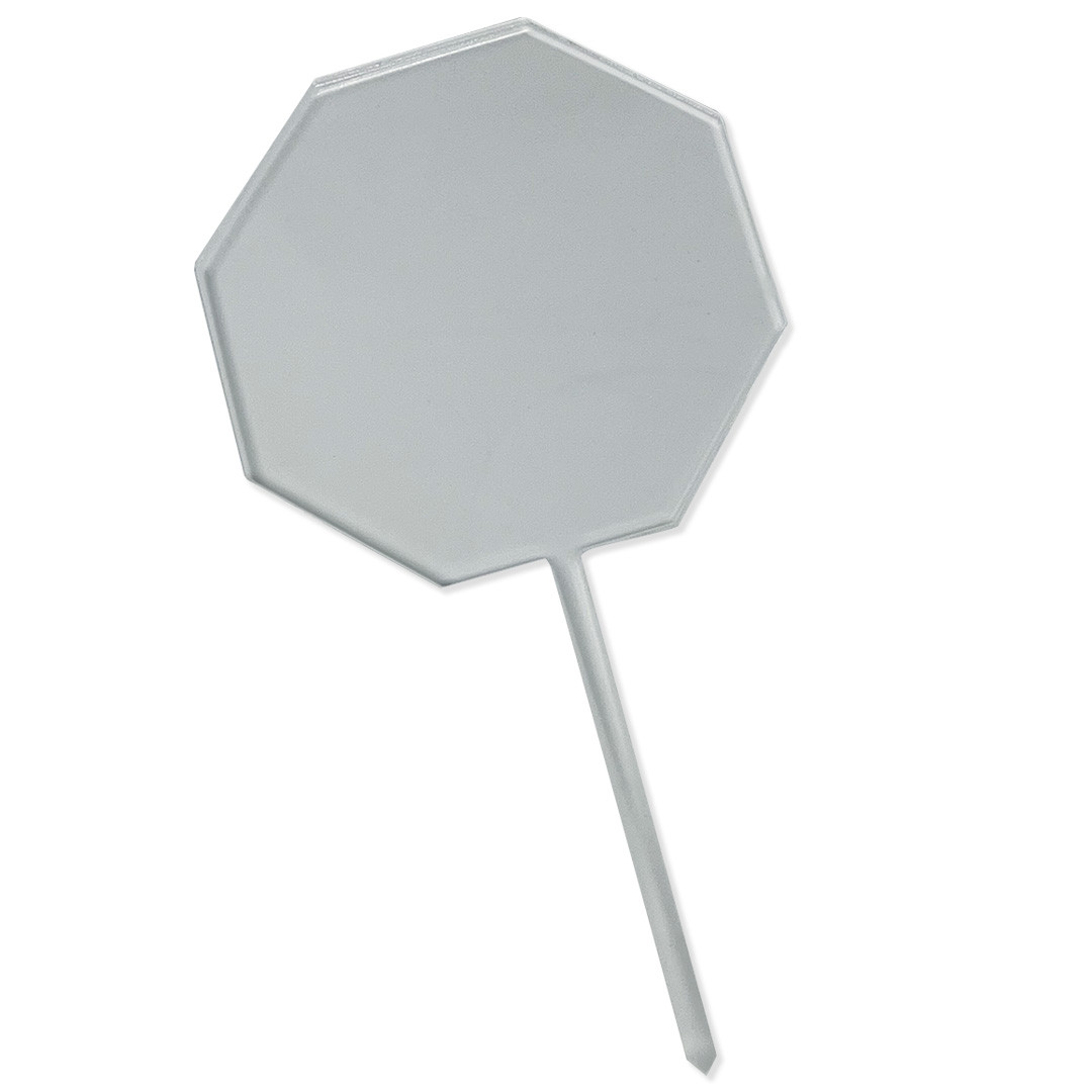 Acrylic Cake Topper - Octagon Transparent Blank