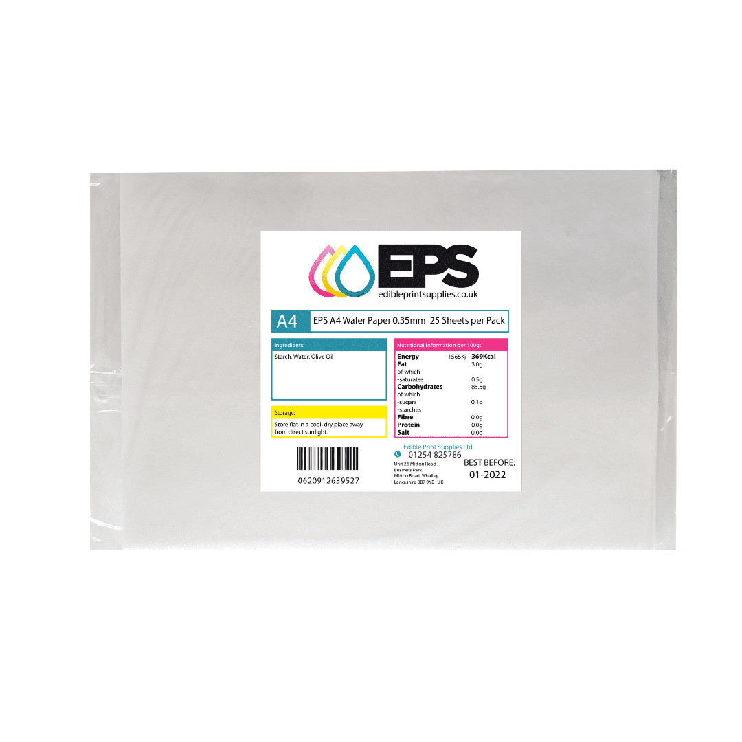 EPS Wafer Paper A4 - 25 Sheets