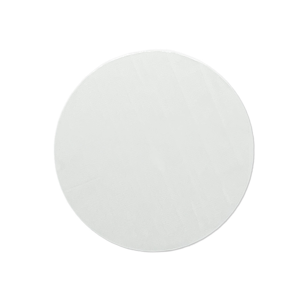 14" Round Masonite Board 6mm - Gloss White
