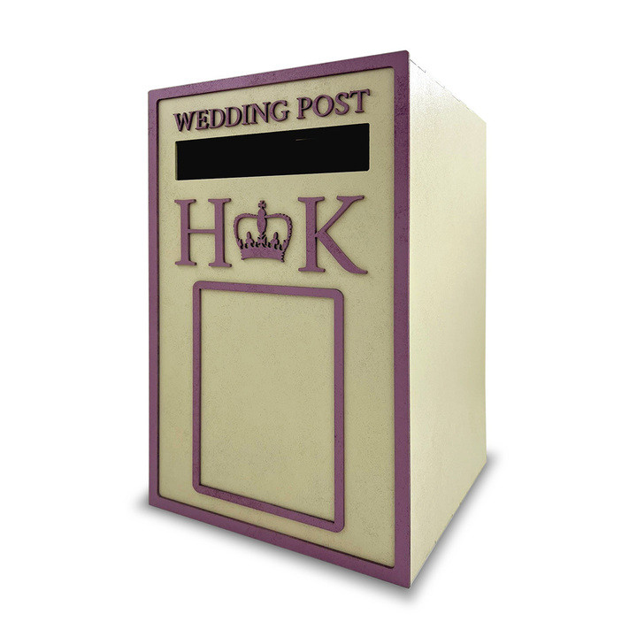 Personalised Initials Wedding Post Box