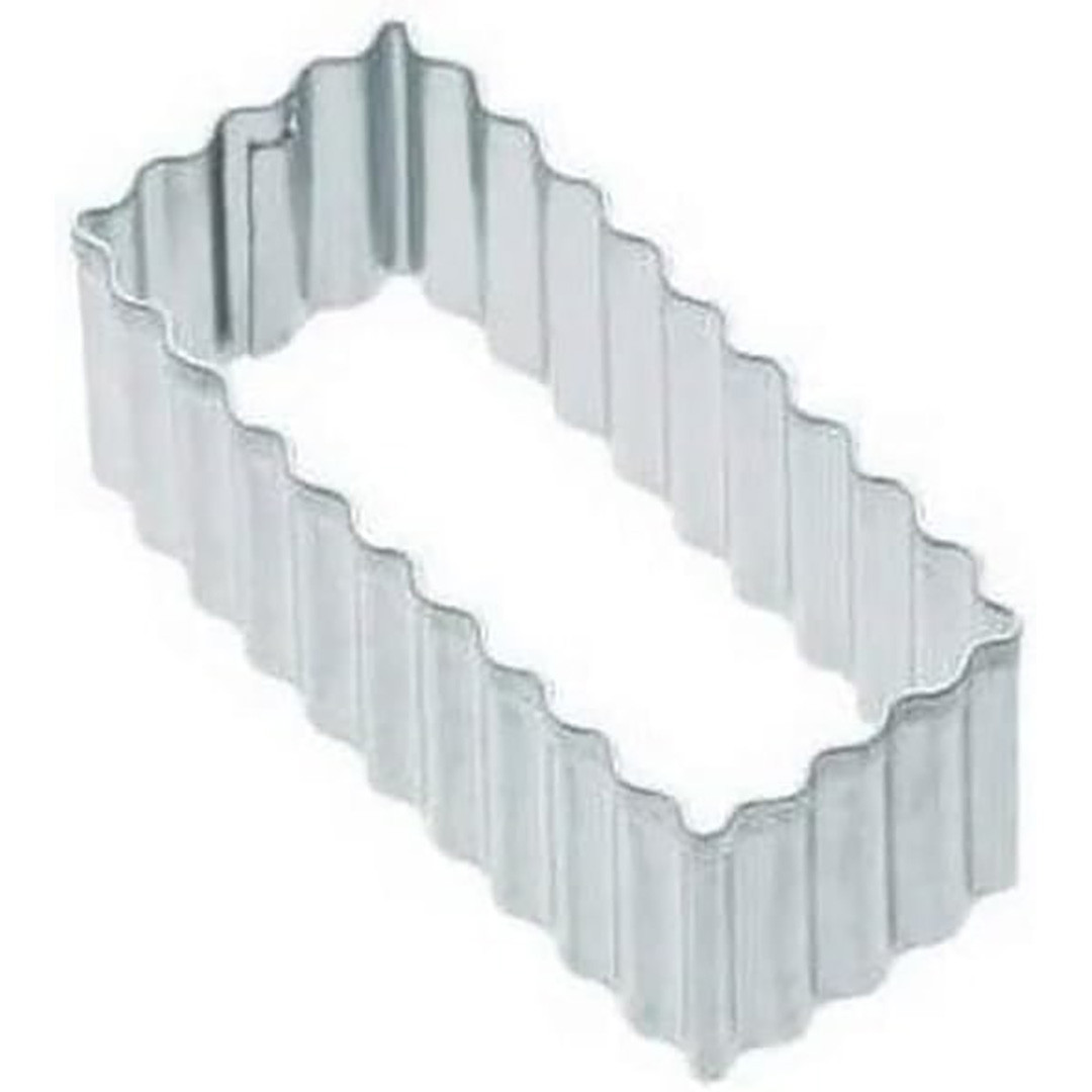 Kitchen Craft - 8cm Fluted Rectangle Cookie Cutter
