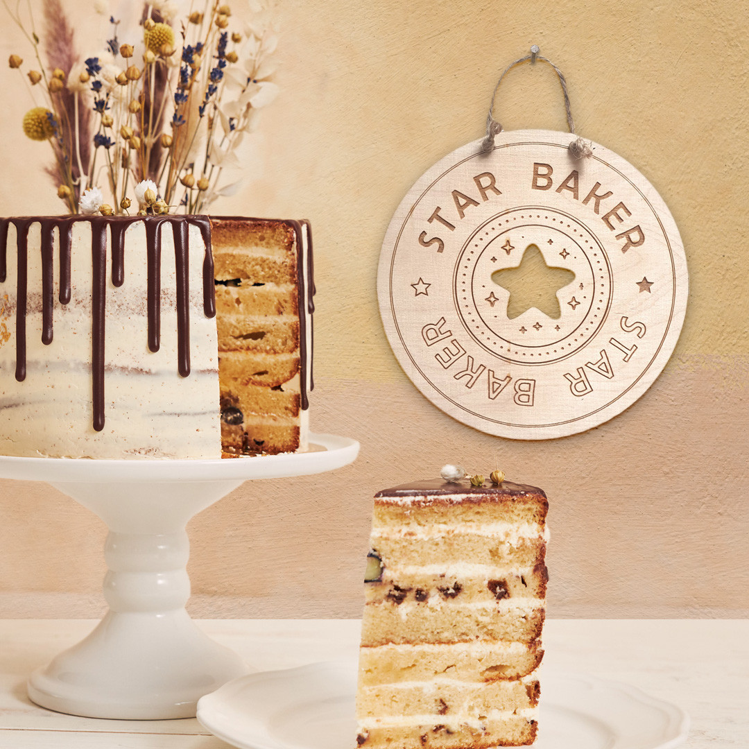 Star Baker Wooden Kitchen Sign