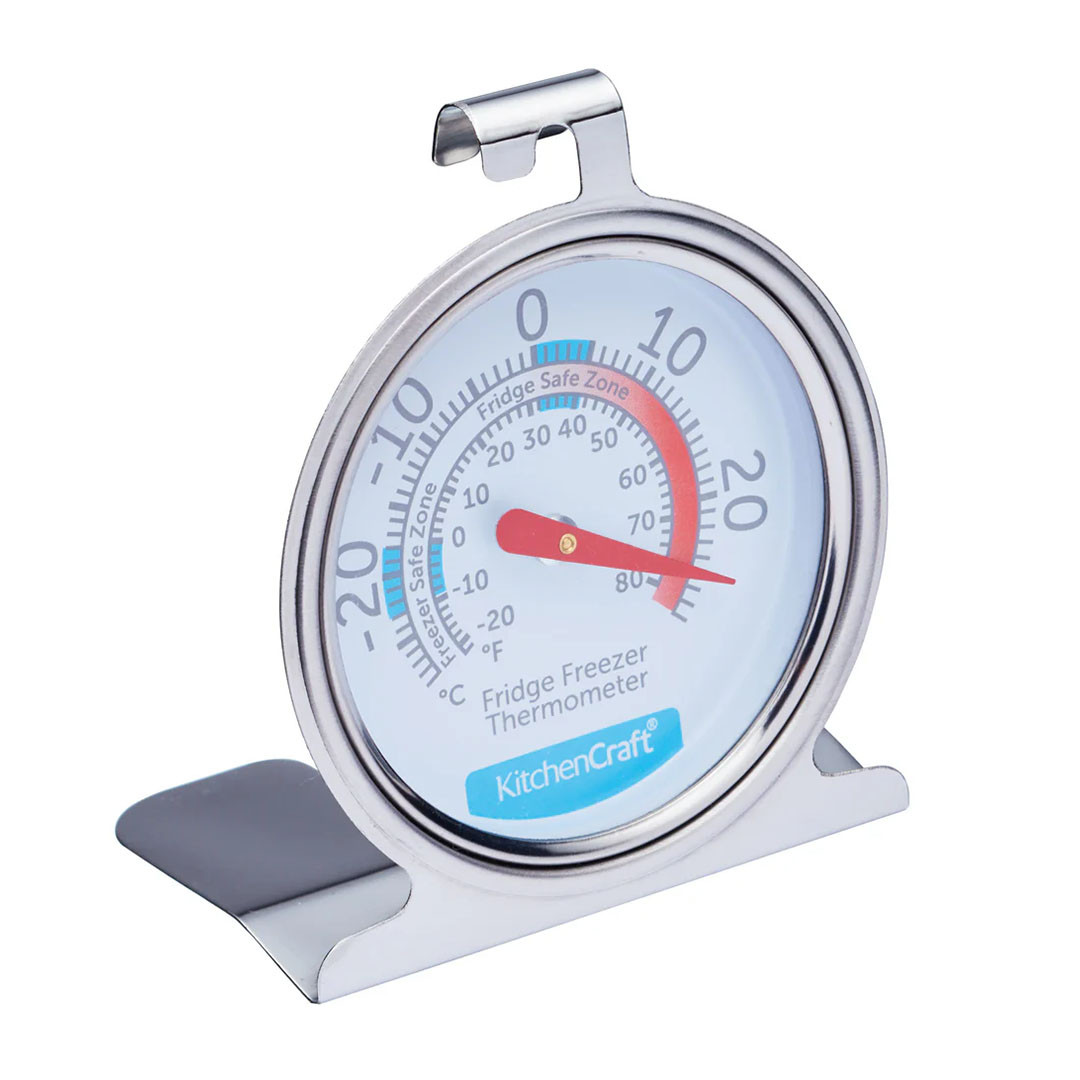 Kitchen Craft - Stainless Steel Fridge Thermometer