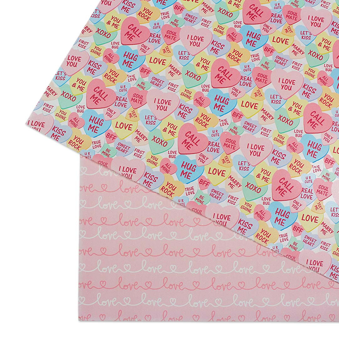 Edible Cake Wrap A4 - Valentines Sweethearts