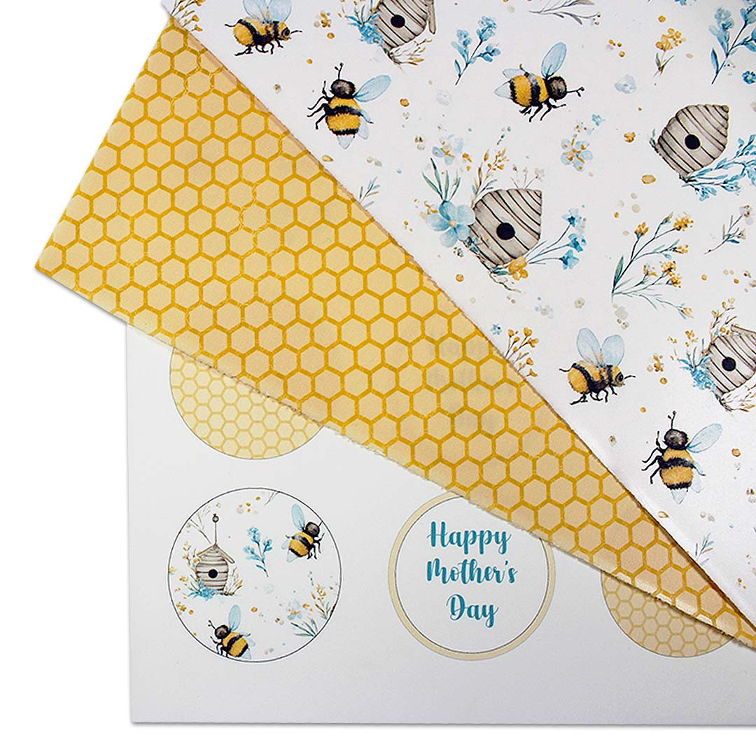 Edible Cake Wrap A4 - Honeycomb