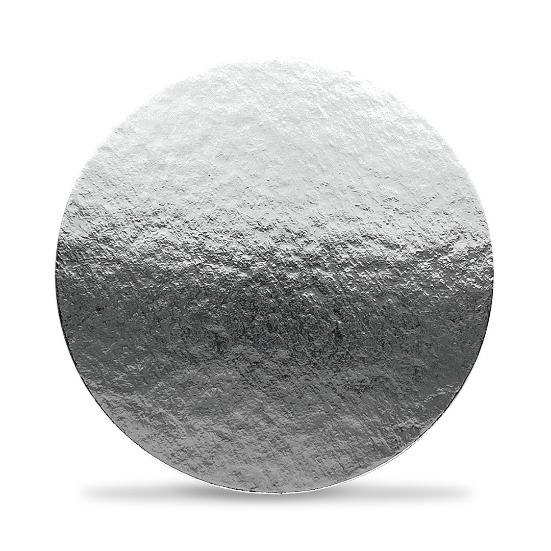8" Round Single Thick Cut Edge Cake Card - Box of 100