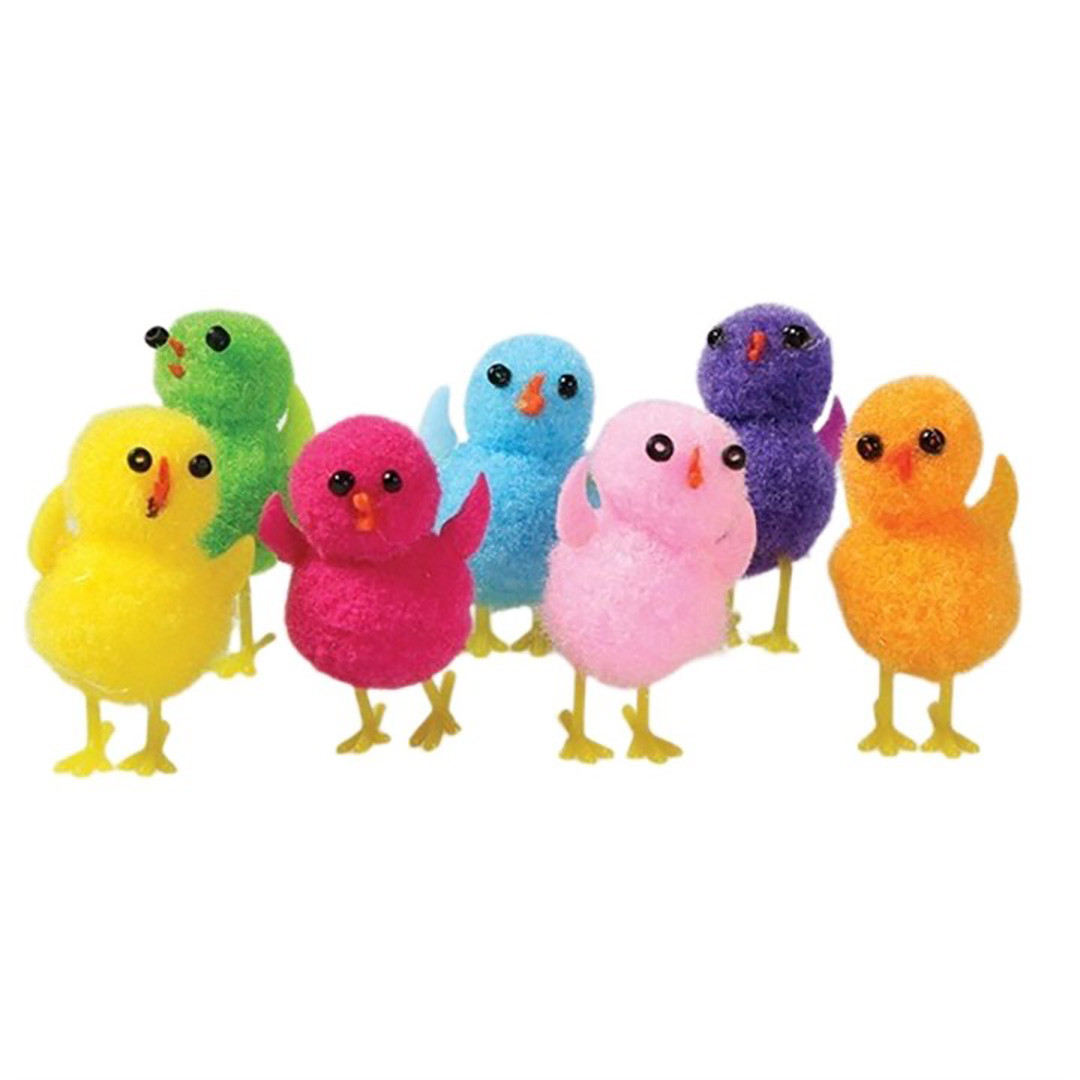 Easter Chick small coloured decoration