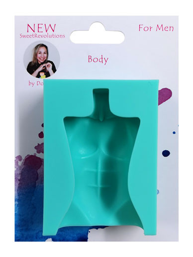 NEW Male / Man Torso Mould Sweet Revolutions by Domy
