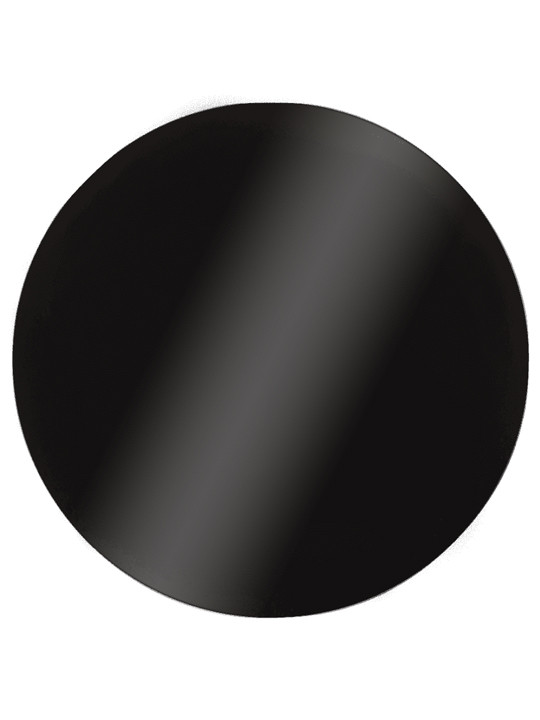 14" Round Black Gloss Masonite Cake Board