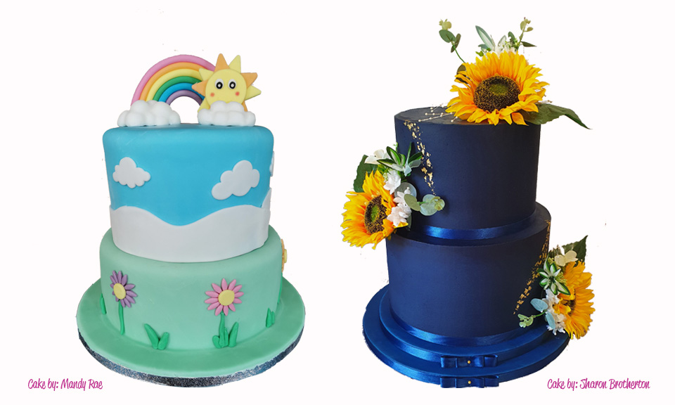 Fondant covered cake - The Vanilla Valley