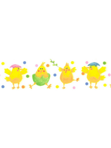 Spring Chicks Ribbon 25mm x 1 Metre