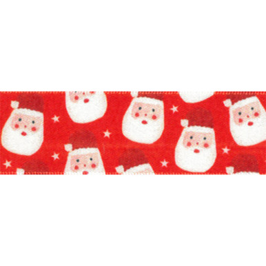 Santa Claus Ribbon - 25mm x 1 Metre