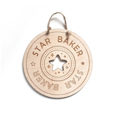 Star Baker Wooden Kitchen Sign