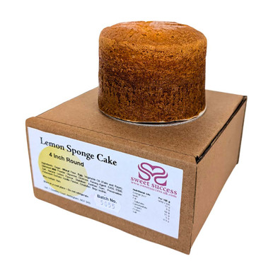 Sweet Success 4" Lemon Sponge Cake