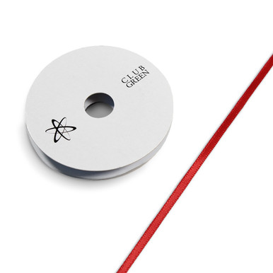 Double sided Satin Ribbon 3mm - Red