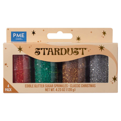 PME Christmas Stardust Edible Glitter Set