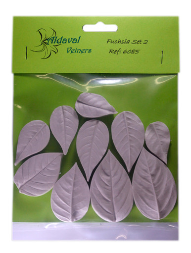 Fuschia Leaf Veiner Set 2