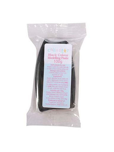 Cake Star Modelling Paste Black - 100g