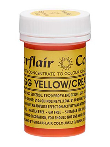 SugarFlair Egg Yellow Spectral Paste