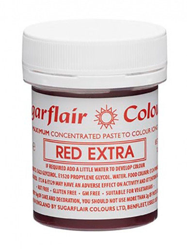 Sugarflair Spectral Paste - Red Extra