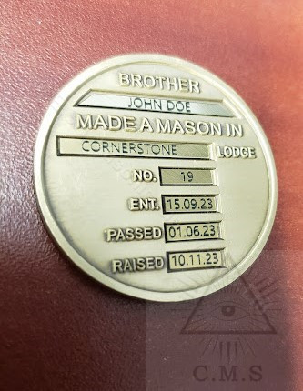 Masonic Presentation Coin