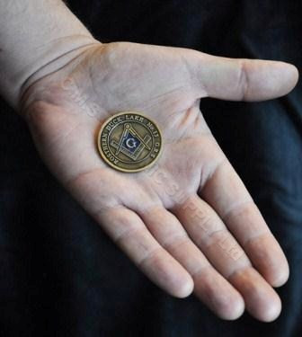 masonic coin
