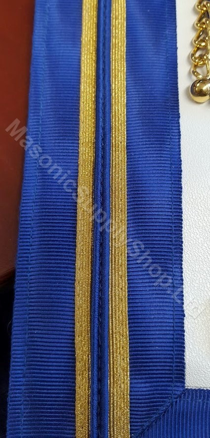 Bi- Centennial MM Apron Royal Blue - Masonic Supply Shop Canada
