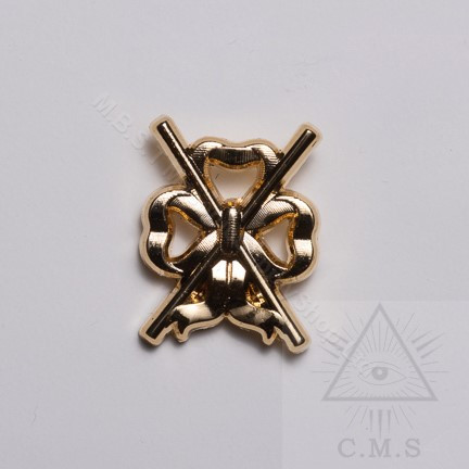 Masonic lodge officers lapel pin