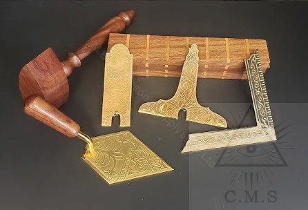 Working Tool Set Ancient Gold - Masonic Supply Shop Canada