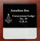 Masonic Name Tag Custom: Masonic Supply Shop (Freemason Store)