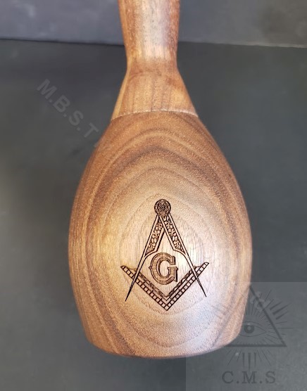 up right masonic gavel