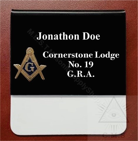 Masonic Name Tag Custom: Masonic Supply Shop (Freemason Store)