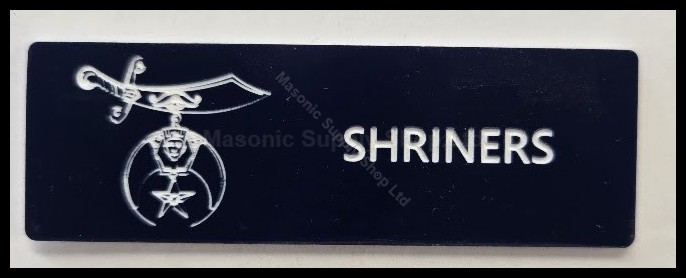 Masonic Magnetic Back Name Badge